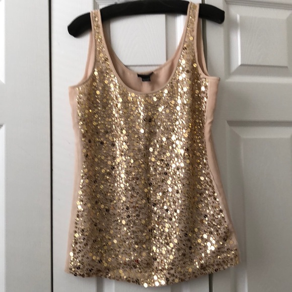 J. Crew | Tops | Jcrew Collection Sequin Tank | Poshmark